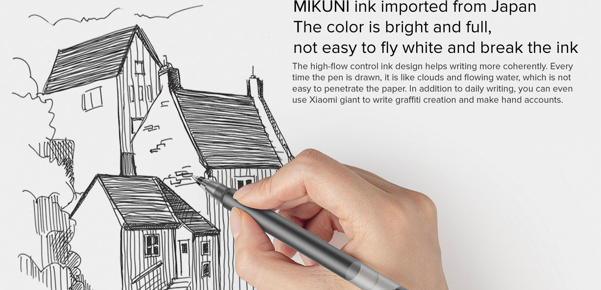 Mi Gel Pens 10 Pcs Pack