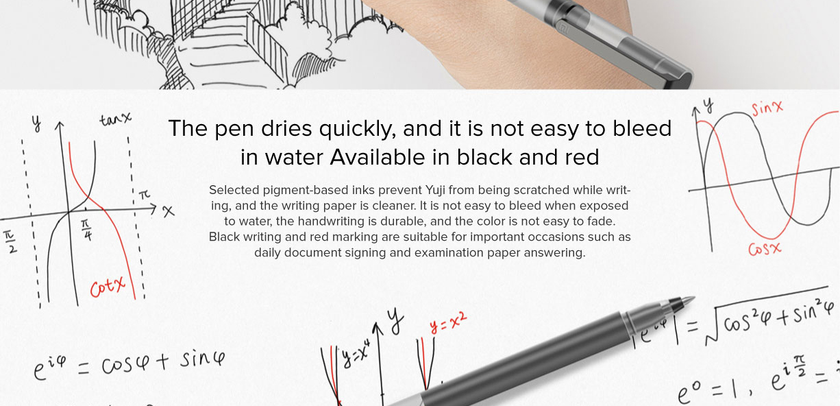 Mi Gel Pens 10 Pcs Pack